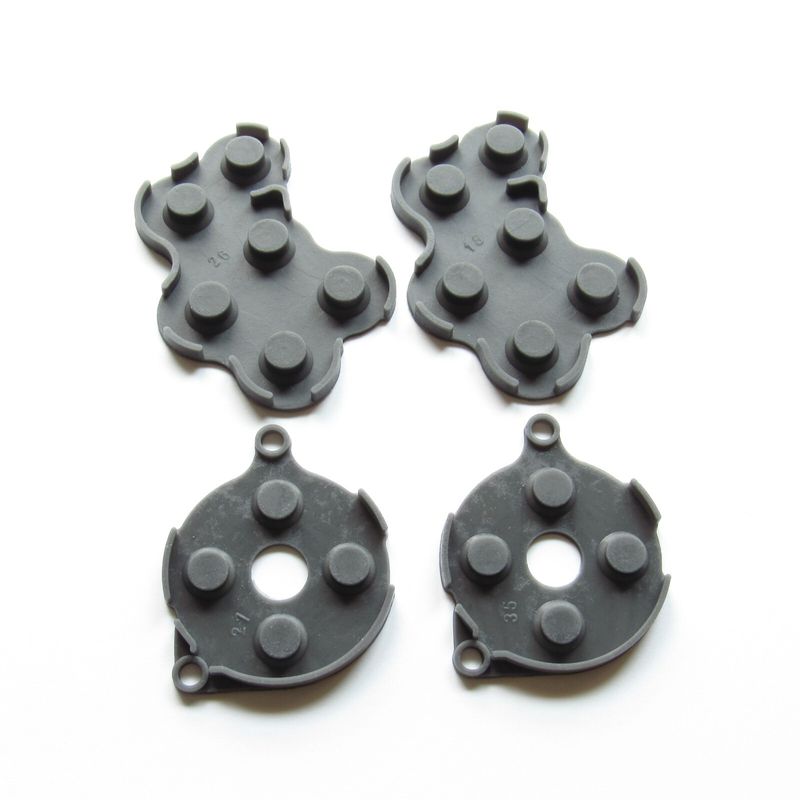 2 Original Xbox Button Contact Pads New Rubber Conductive D-Pad ...