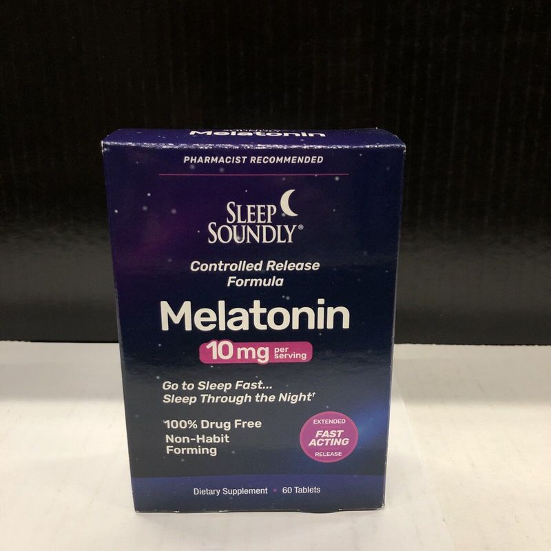 Sleep Soundly Melatonin 10mg Fast Acting Extended Release - Sleep ...