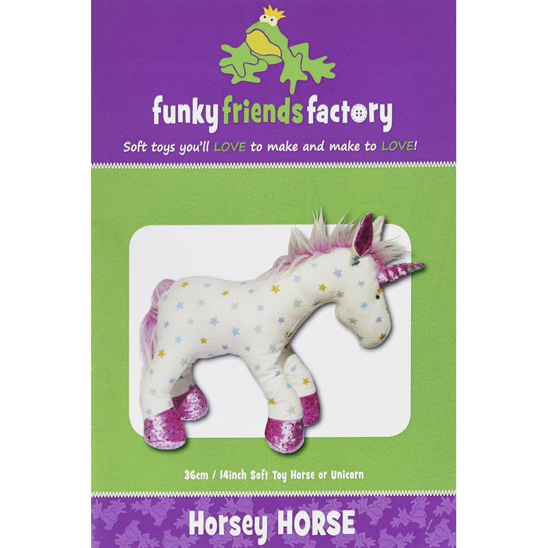 Funky Friends Factory Horse and Unicorn Sewing Pattern - Online ...