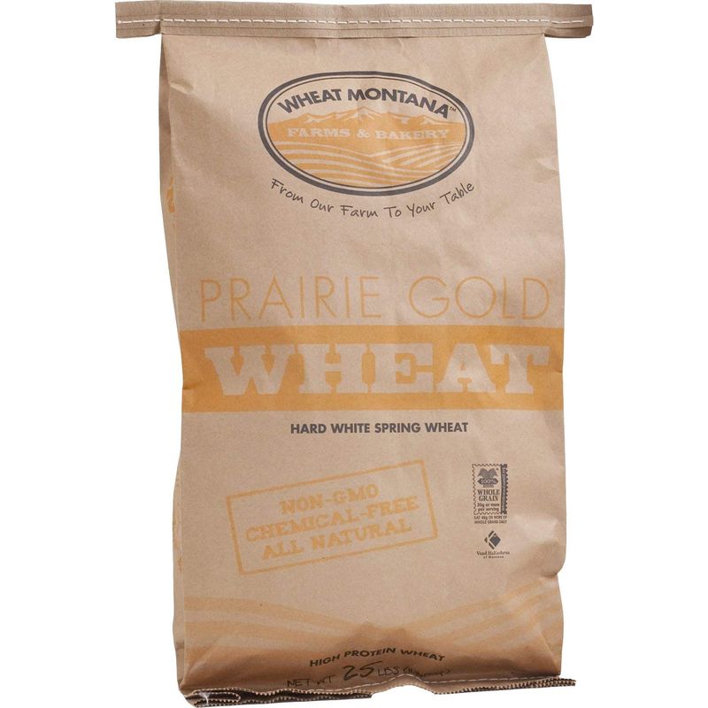 Prairie Gold Hard White Wheat, 25 Pounds - PACK OF 2. - EveryMarket