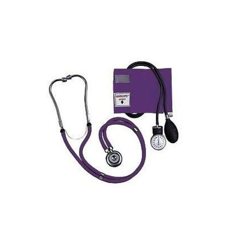 Lumiscope Purple Blood Pressure and Stethoscope Kit - Online ...