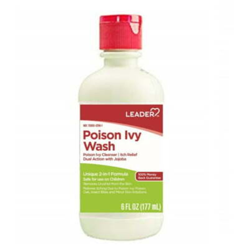 Leader 2-in-1 Formula Poison Ivy Wash Itch Reliever Dual Action with ...