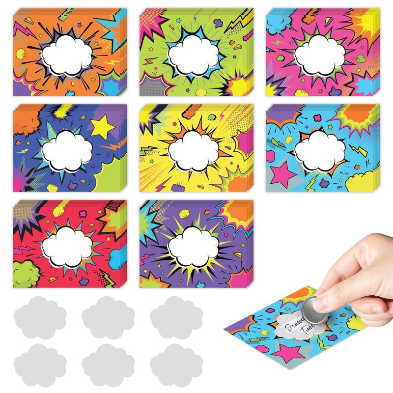 Woodamore Custom Scratch Off Cards - 50 Scratch Off Tickets for Prizes ...