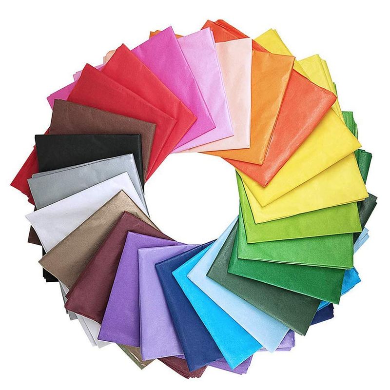 Premium Quality Coloured Tissue Paper Acid Free DIY Art and Craft Gift ...