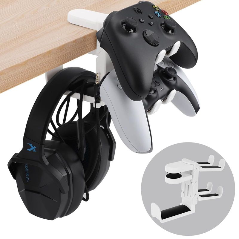 NBSHWTY Headset und Controller Halterung, Controller Halter with ...