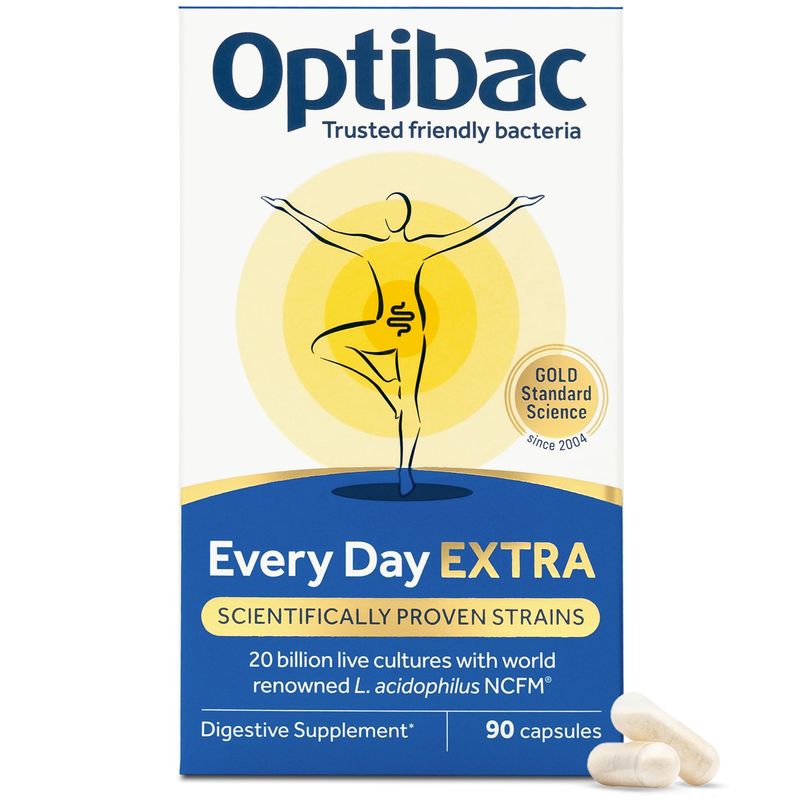 Optibac Probiotics Every Day Extra - High Strength Vegan Digestive ...