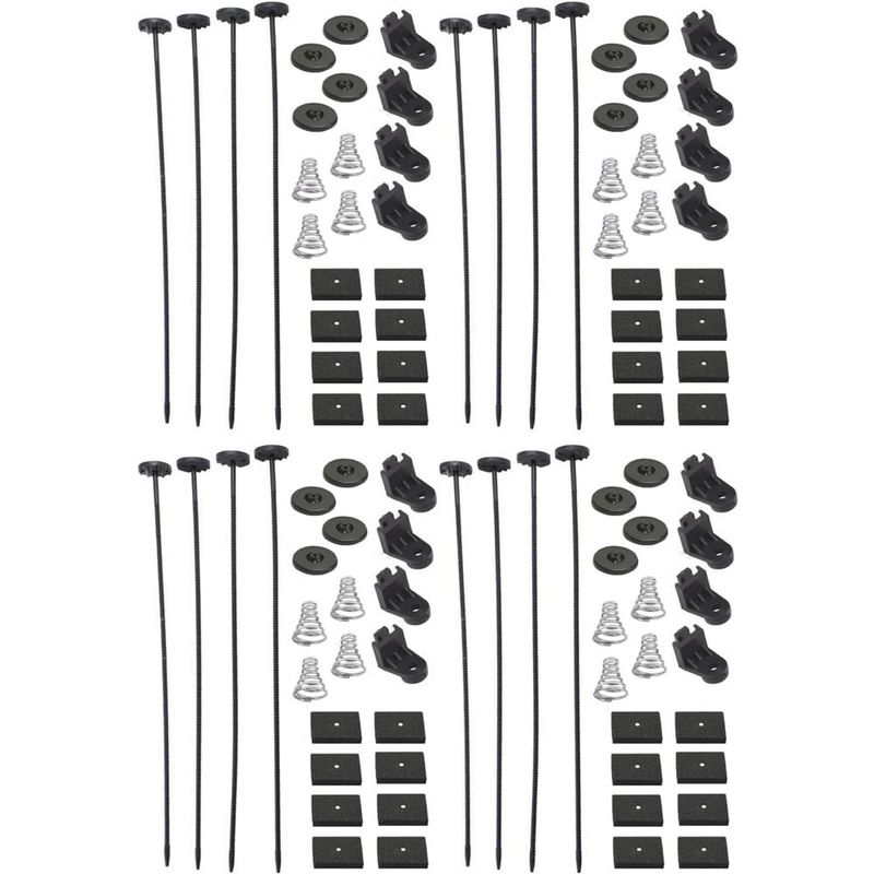 American Volt 4-Pack Electric Radiator Cooling Fan Tie Strap Complete ...