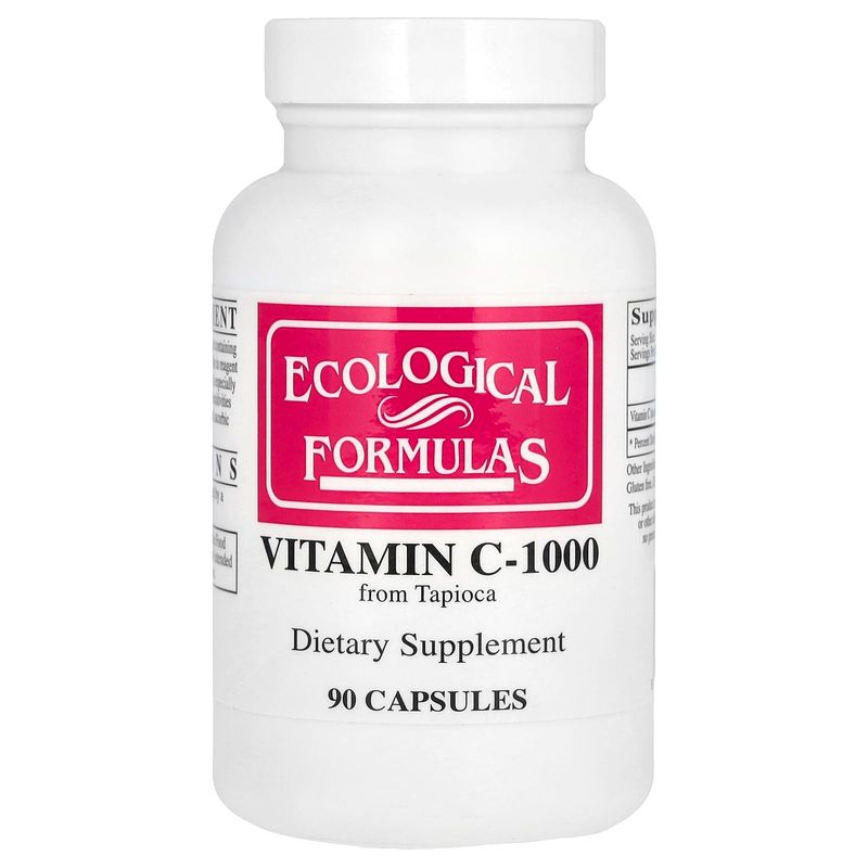 Ecological Formulas Vitamin C-1000, 90 Capsules - Online Marketplace ...