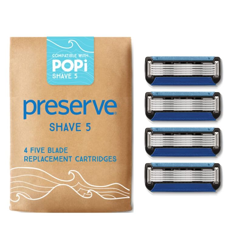 Preserve POPi Shave 5 Replacement Cartridges for Preserve POPi Shave 5 ...