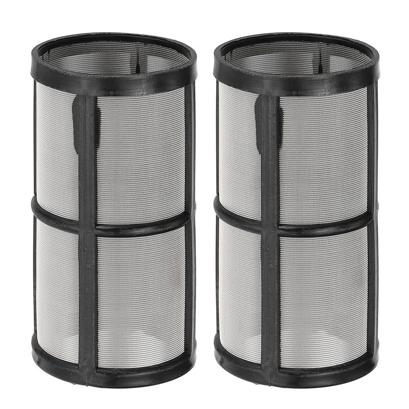 PATIKIL 80 Mesh Inline Strainer Replacement 1 Pair Stainless Steel ...