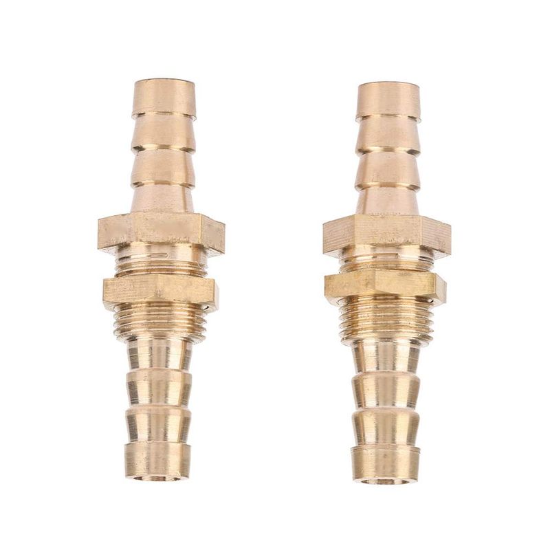 Brass Hose Connection Plug Adapter, Akozon Pack of 2 Hose Nozzle ...