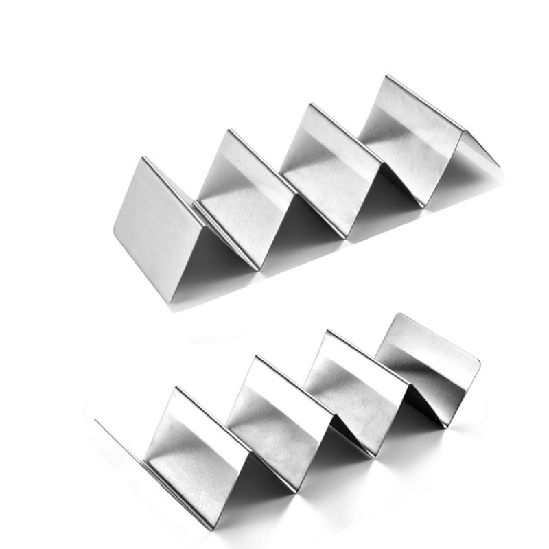 Taco Holder W-Shaped Taco Stand, Taco Rack, Fits 12 Pieces, Stainless ...