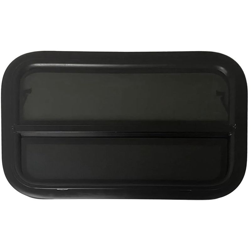 RV Window, Tiny House Vertical Slider W/Screen & Interior Camper Window Clamp Ring Included ...