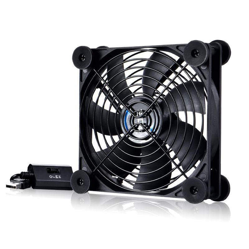 SCCCF USB 120mm Quiet Fan, 5V USB Portable Cooling Fan for Flat Panel ...