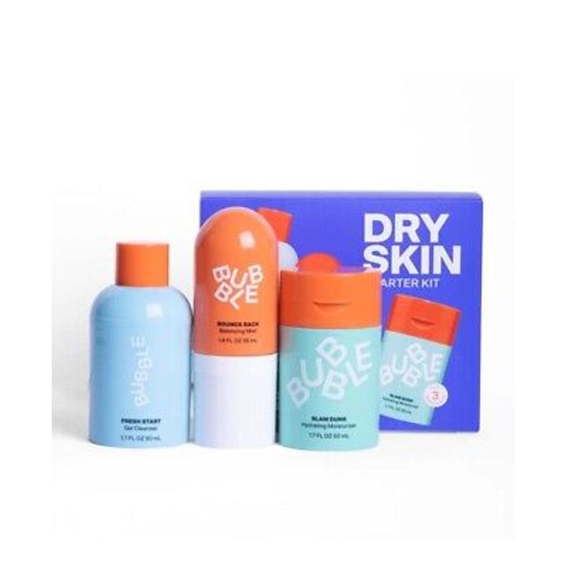 Bubble Skin care 3-Step Hydrating Routine Bundle, for Normal to Dry ...