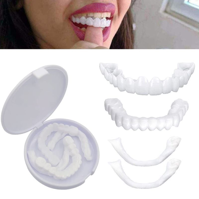 Denture Smile Teeth Customizable Temporary Perfect Fake Teeth Molds ...