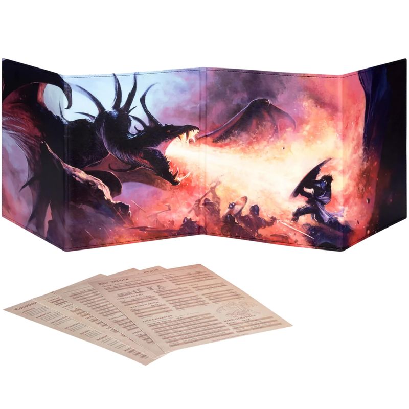 DND DM Screen 5e - D&D Dungeon Master Screen Full Color Print with ...