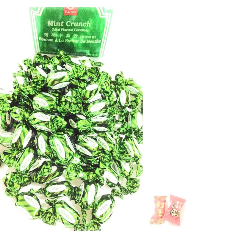 Garden Mint Crunch Candies And 1 Hot-Kid Milk Chewy Candy 1 Strawberry ...