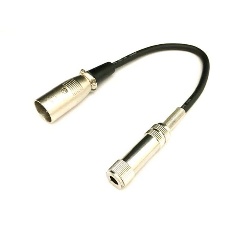 XLR Microphone Terminal Conversion Cord 3 Pin Male to 6.3 Mono Jack ...