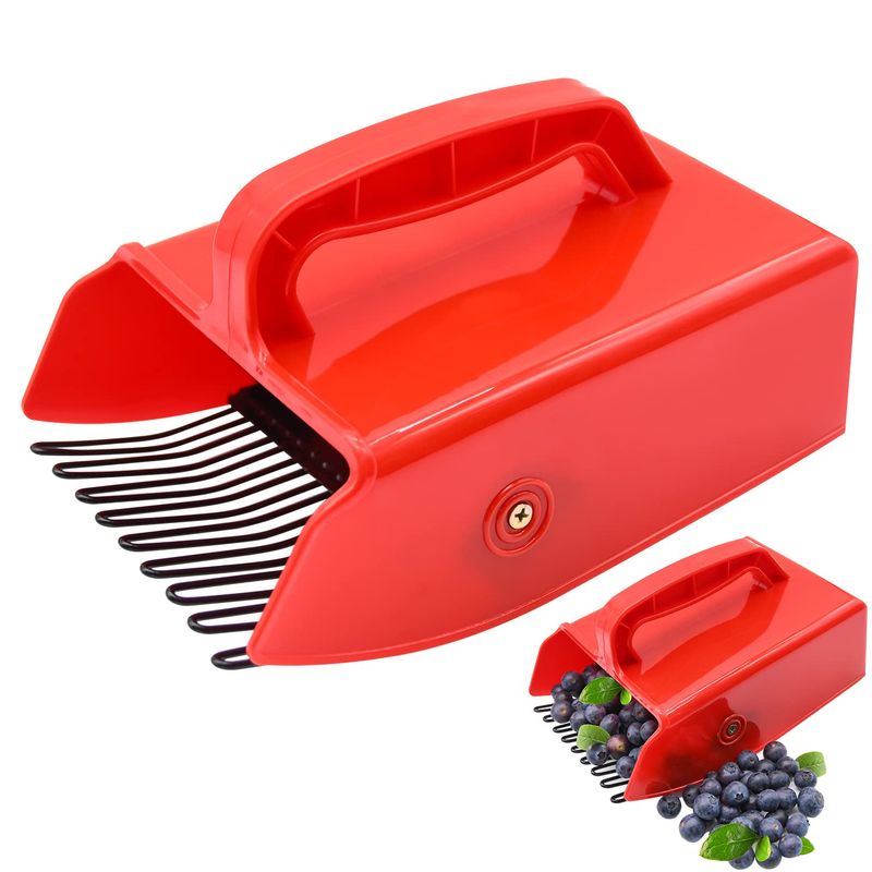 Berry Picker, 1/2/4 Pack Berry Pickers and Rakes with Metallic Comb and ...
