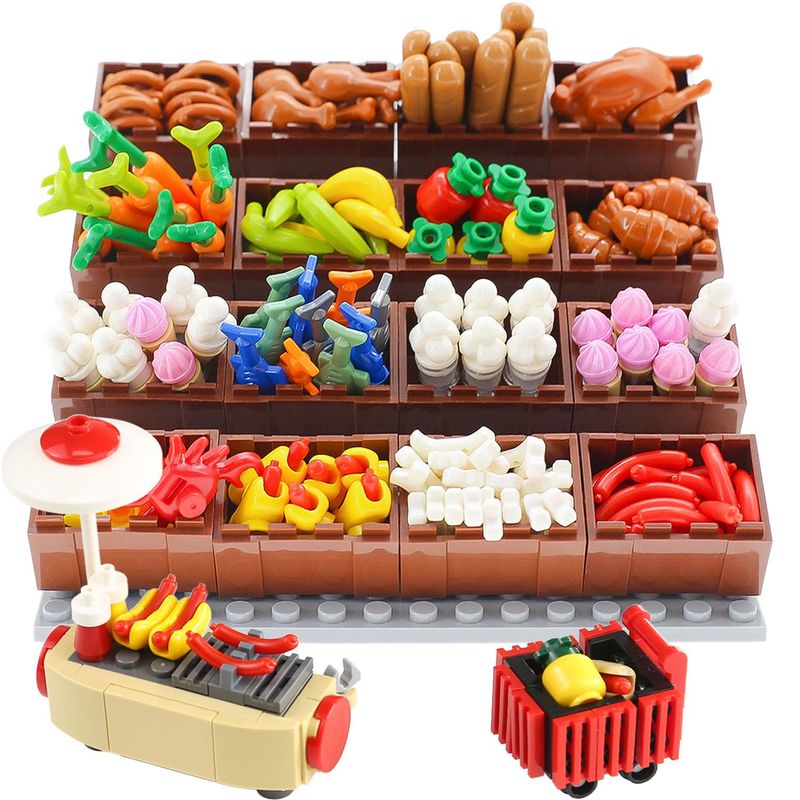 BrickBounty 190 Pcs Supermarket Building Block Set Compatible with City ...