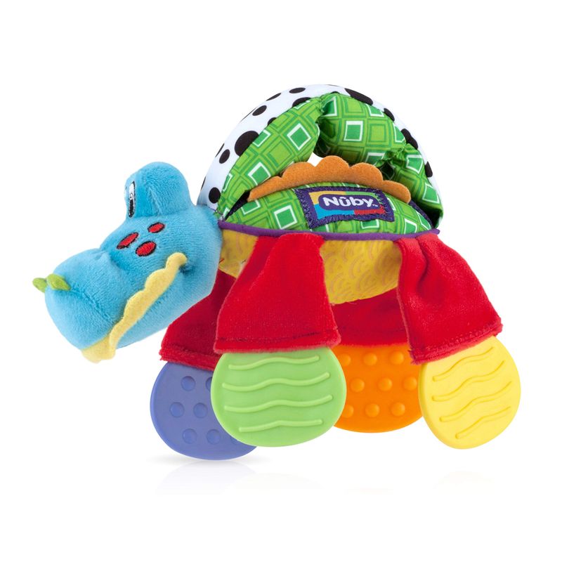 Nuby Floppers Plush Teether, Alligator - Online Marketplace - EveryMarket