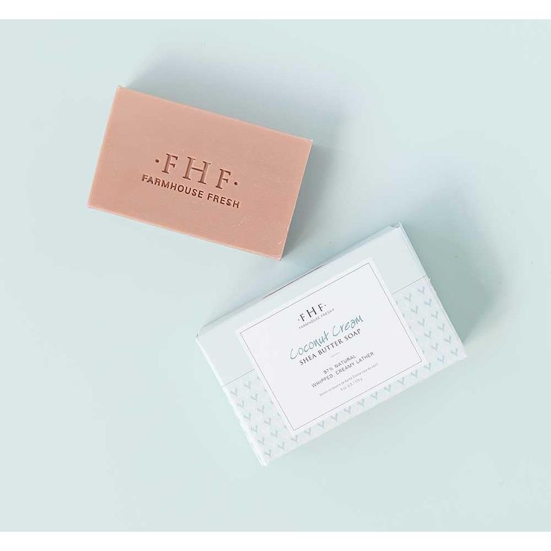FarmHouse Fresh Coconut Cream Shea Butter Bar Soap - EveryMarket