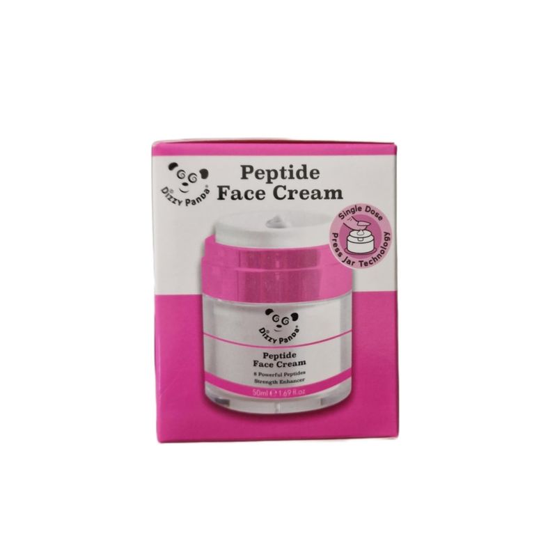 Dizzy Panda Peptide Face Cream 50ml - Advanced Anti-Aging Formula with ...