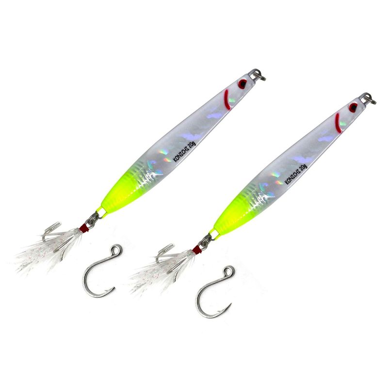 FISHZONE - 2 x KONICHI RIP RIDER Long Cast Fishing Lures - 10.50cm ...