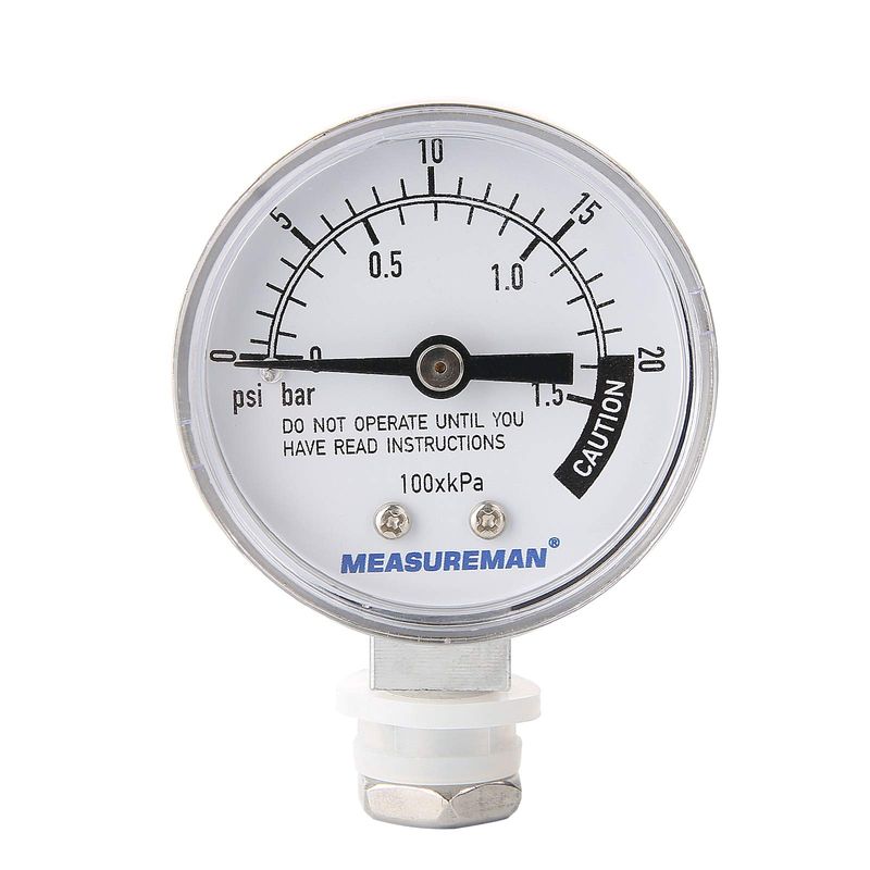 MEASUREMAN Stainless Steel Pressure Cooker Gauge, Pressure Canner Gauge ...