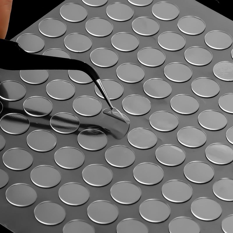 500 Pcs Museum Putty, Round Clear Double Sided Sticky Tack Removable ...