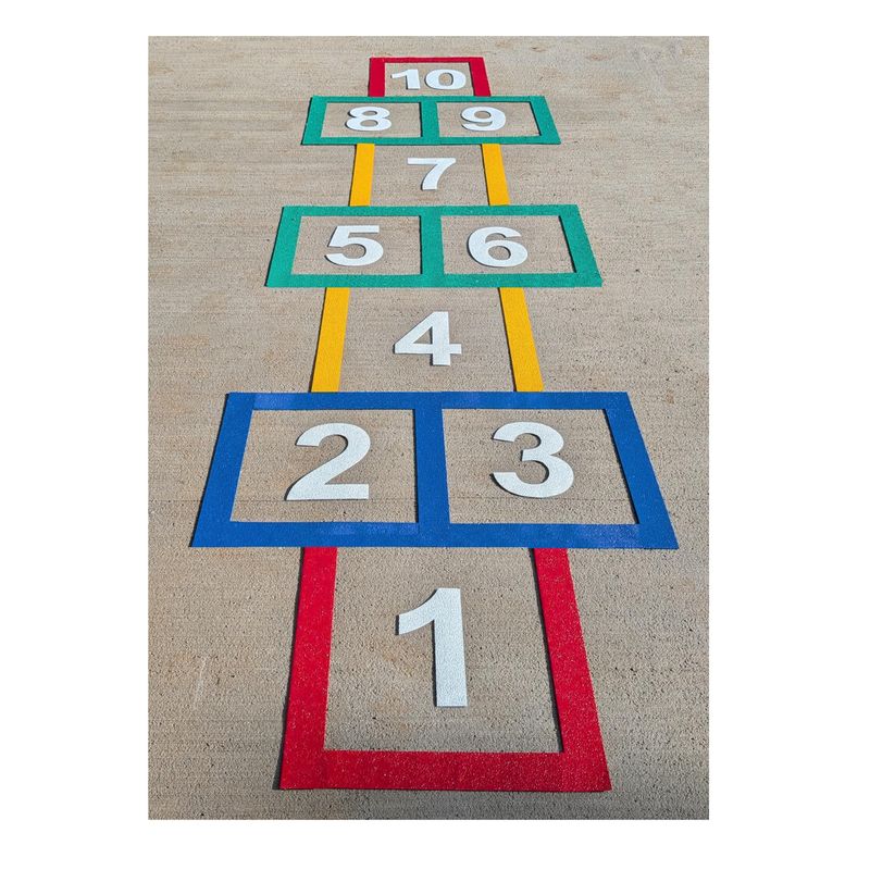 Hopscotch Playground Marking Hop Course, use to Create Engaging ...