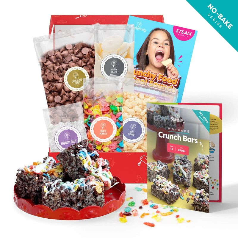 BAKETIVITY No-Bake Crunch Bars Kids Baking Kit & STEAM Lessons | No ...