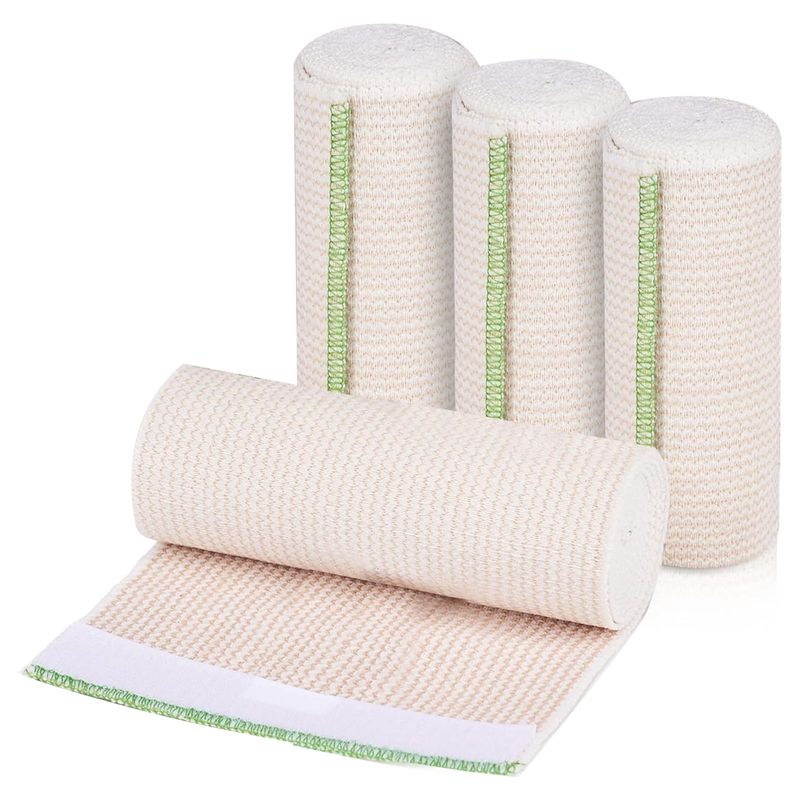 Premium Compression Bandage 15cmx4.5m Self-Closing Elastic Bandage Wrap ...