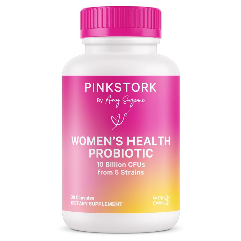 Pink Stork Women's Probiotics for Vaginal Health - 10 Billion CFUs for ...