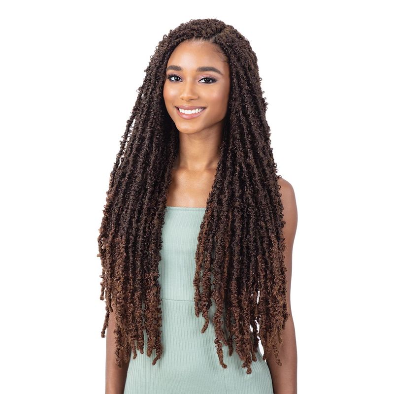 Shake N Go FreeTress Crochet Braids Butterfly Loc 24inch (3-pack, T30 ...