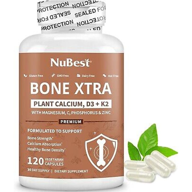 Bone Xtra Supplement, Bone Strength Formula For Teens & Adults - 120 ...