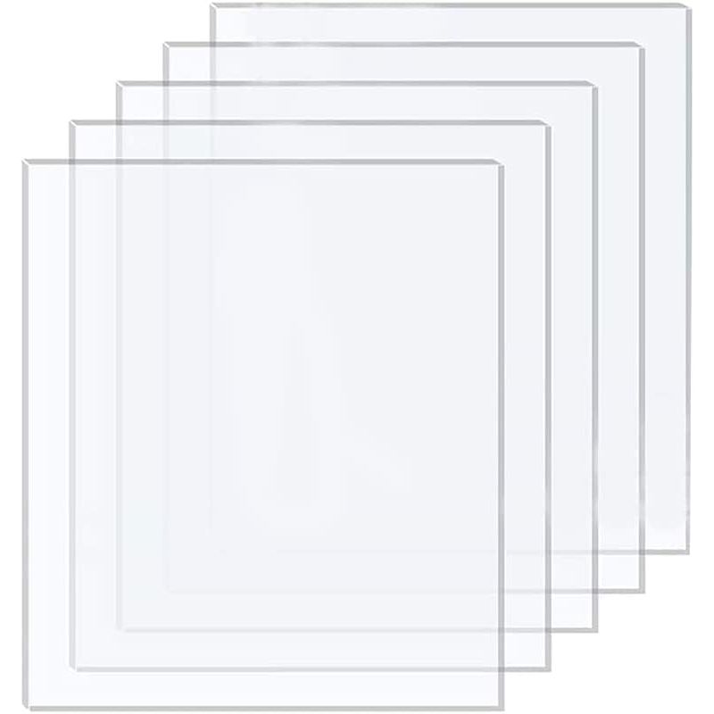 600mm x 450mm Clear Acrylic Plastic Sheet Laser Cut to Size Perspex ...