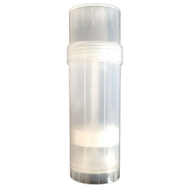 (24) Empty Clear Plastic Deodorant Containers - 2.2 Oz Cylinders ...
