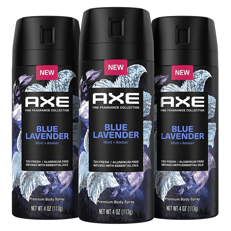 AXE Fine Fragrance Collection Premium Deodorant Body Spray For Men Blue ...