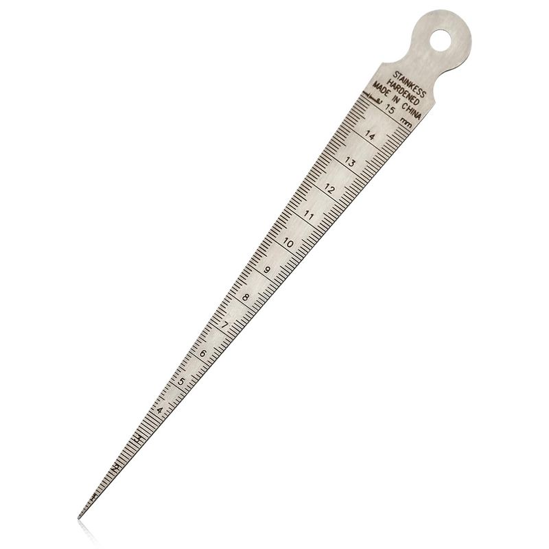 GLADFRESIT Stainless Steel Taper Gage, 1-15mm Taper Welding Gauge, Inch ...
