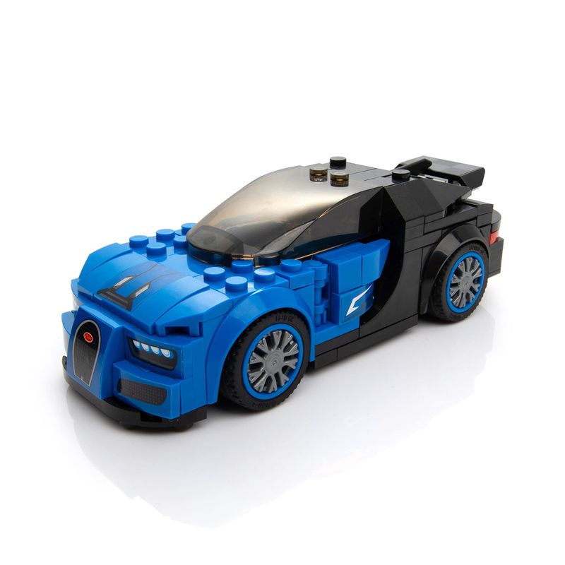 Block Builder Bugatti Racing Car Building Block Set (237 Pieces ...