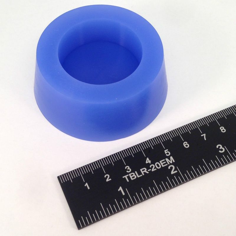 (1) 2 9/32" x 2 11/16" #13 High Temp Silicone Rubber Tapered Stopper ...