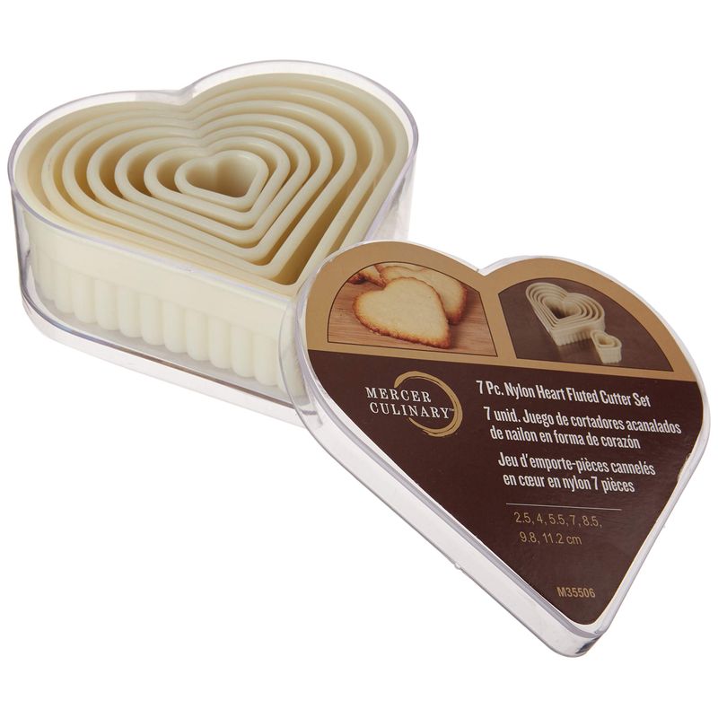 Mercer Culinary 7-Piece Heart Fluted Nylon Cutter Set - Online ...