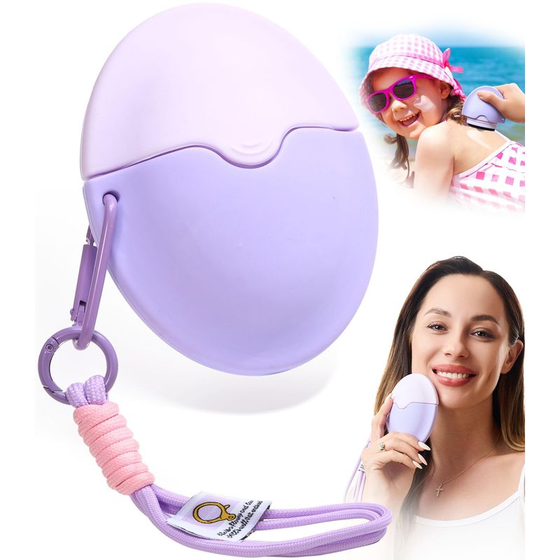 Sunscreen Applicator for Kids - BPA Free Refillable Roll on Sponge ...