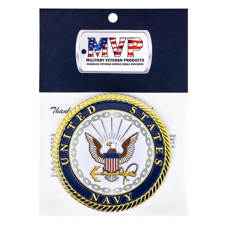 US Navy Medallion Coins – Ideal Navy Gift – Navy Medal for Car, Home ...