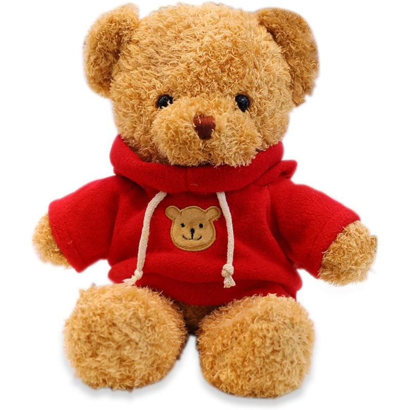 Hgplvxj Teddy Bear Stuffed Animal, Soft Cuddly Teddy Bear Plush Toy ...
