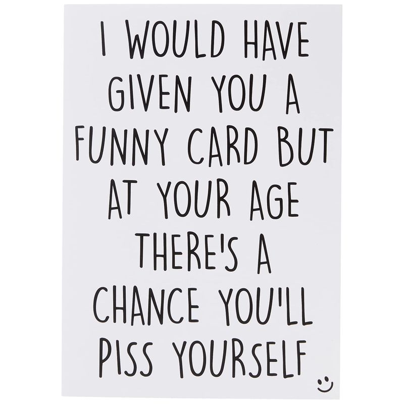 Funny Cards Rude Birthday Card 40th 50th 60th 70th Sister Mum Greeting ...