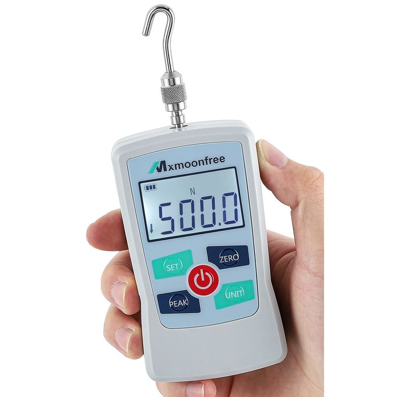 Mxmoonfree 500N Digital Force Gauge Push Pull Gauge Portable Force ...