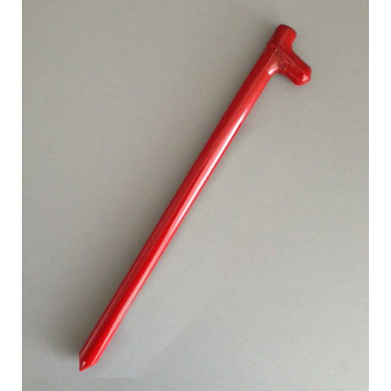 Military Steel Tent Stake, 12" L, Red - Online Marketplace - EveryMarket